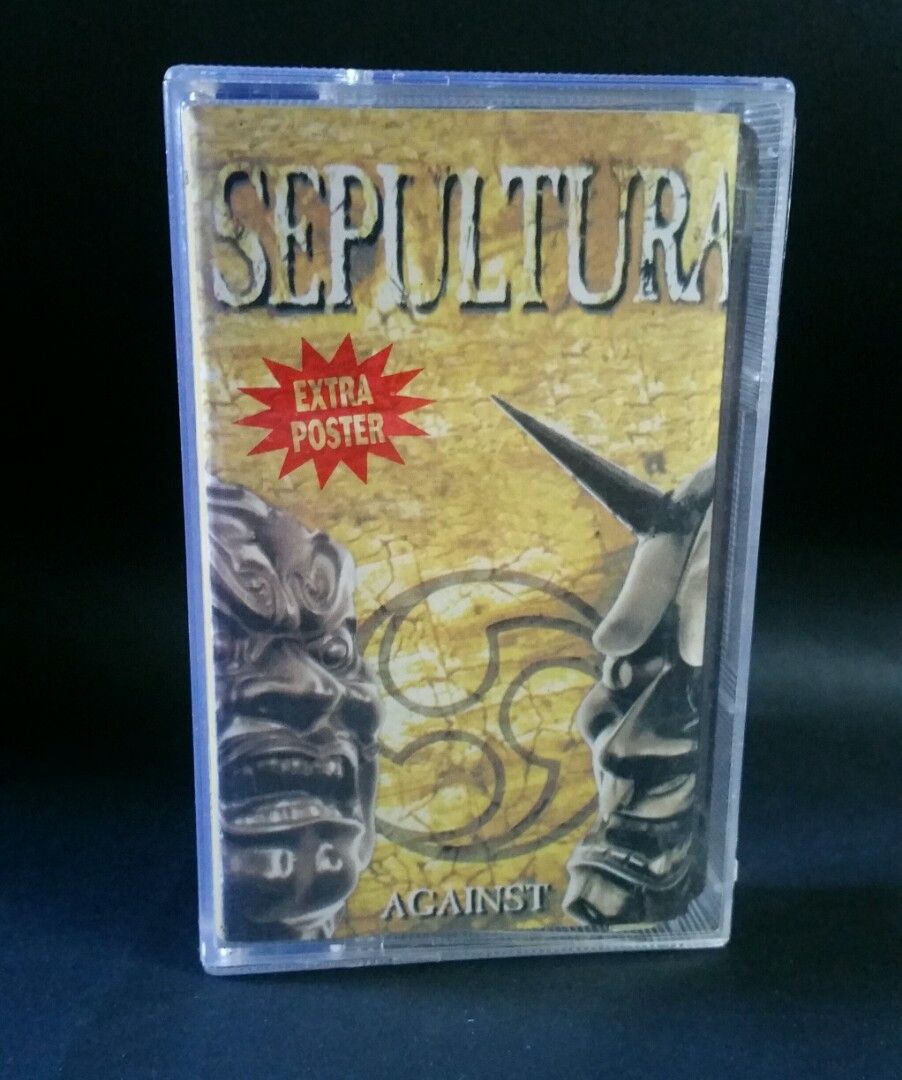 Sepultura (against) cassette tape - metal, Hobbies & Toys, Music & Media, CDs & DVDs on Carousell