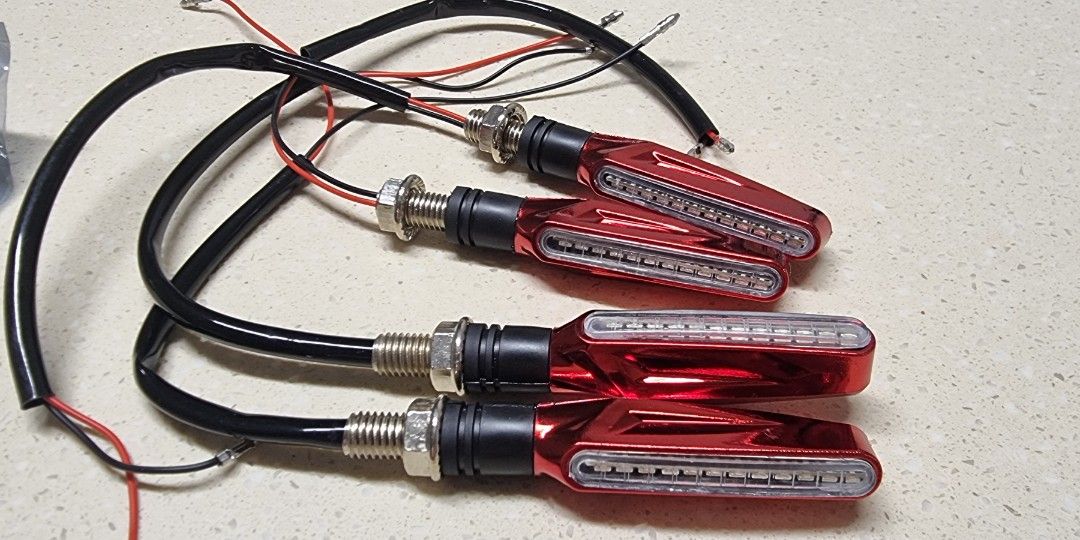 Sequential LED blinker, Motorcycles, Motorcycle Accessories on Carousell