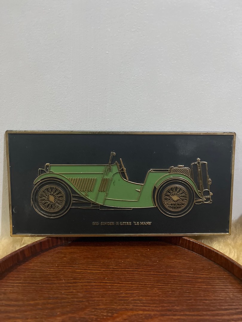 Singer Litre “Le Mans” Frank Down Ltd Plaque, Furniture & Home Living ...