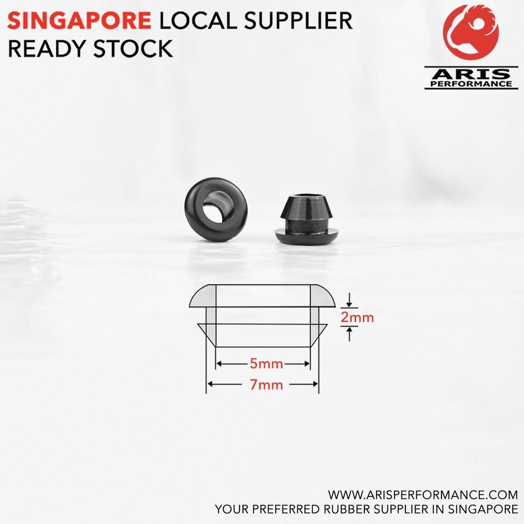 Single Faced Rubber Grommet, Hole Protector, Cable Protector Guide Bush ...