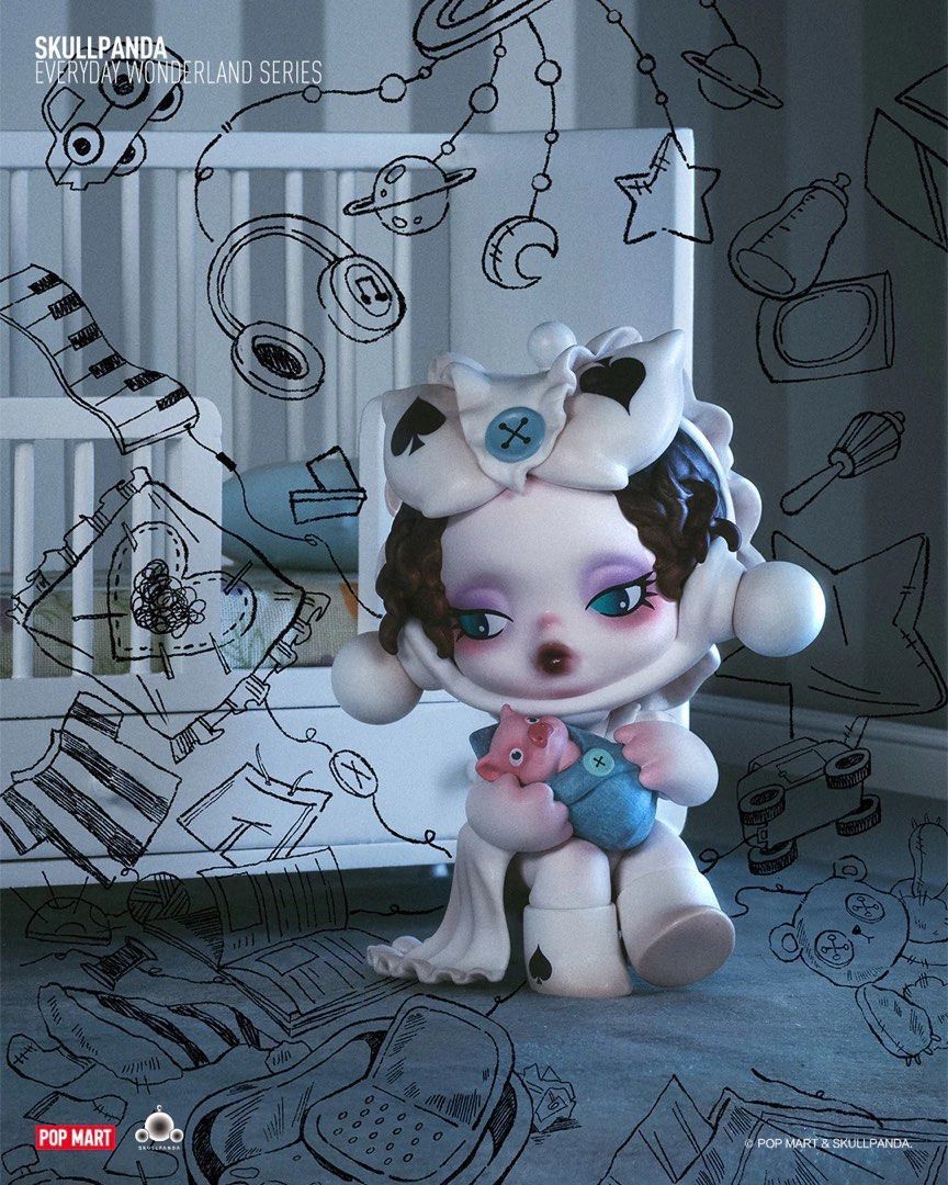 SKULLPANDA EVERYDAY WONDERLAND THE PREACHY, Hobbies & Toys, Toys ...