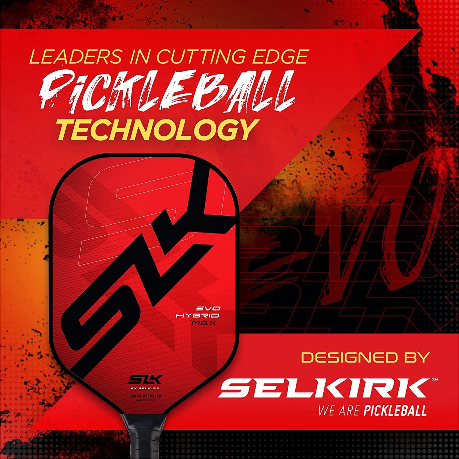 SLK Evo Hybrid & Soft Pickleball Paddles | Evo Hybrid Fiberglass ...