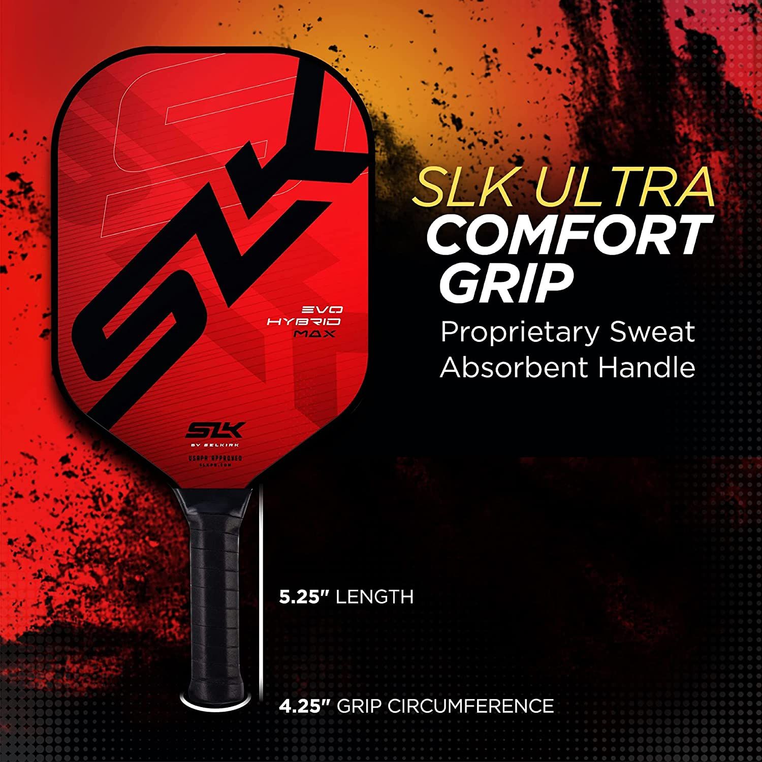 SLK Evo Hybrid & Soft Pickleball Paddles | Evo Hybrid Fiberglass ...