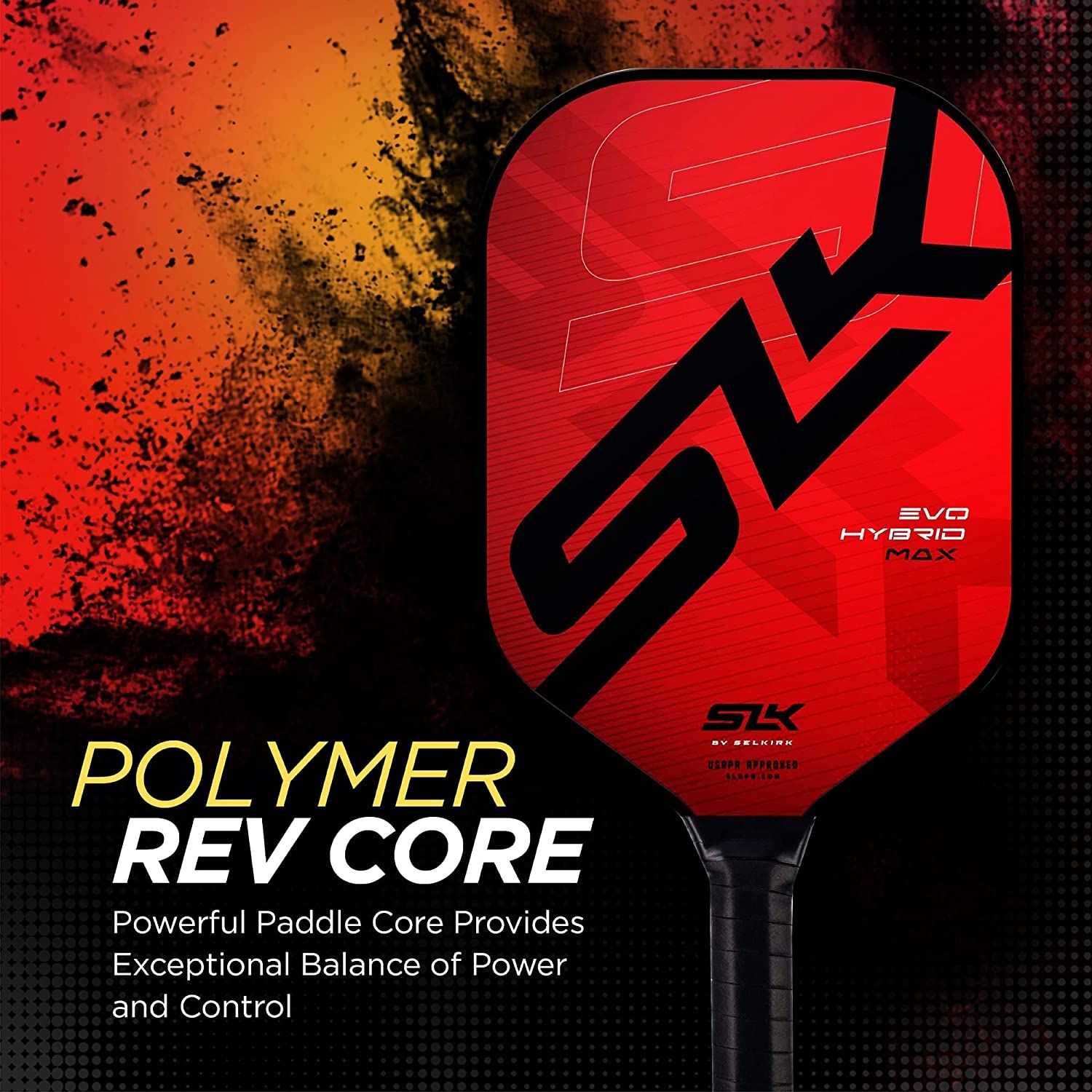 SLK Evo Hybrid & Soft Pickleball Paddles | Evo Hybrid Fiberglass ...