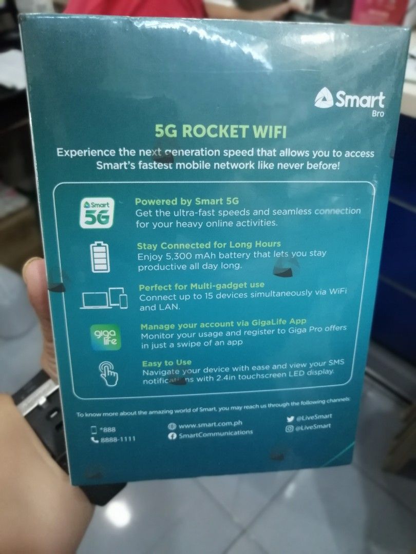 SMART ROCKET WIFI 5G, Mobile Phones & Gadgets, Other Gadgets on Carousell
