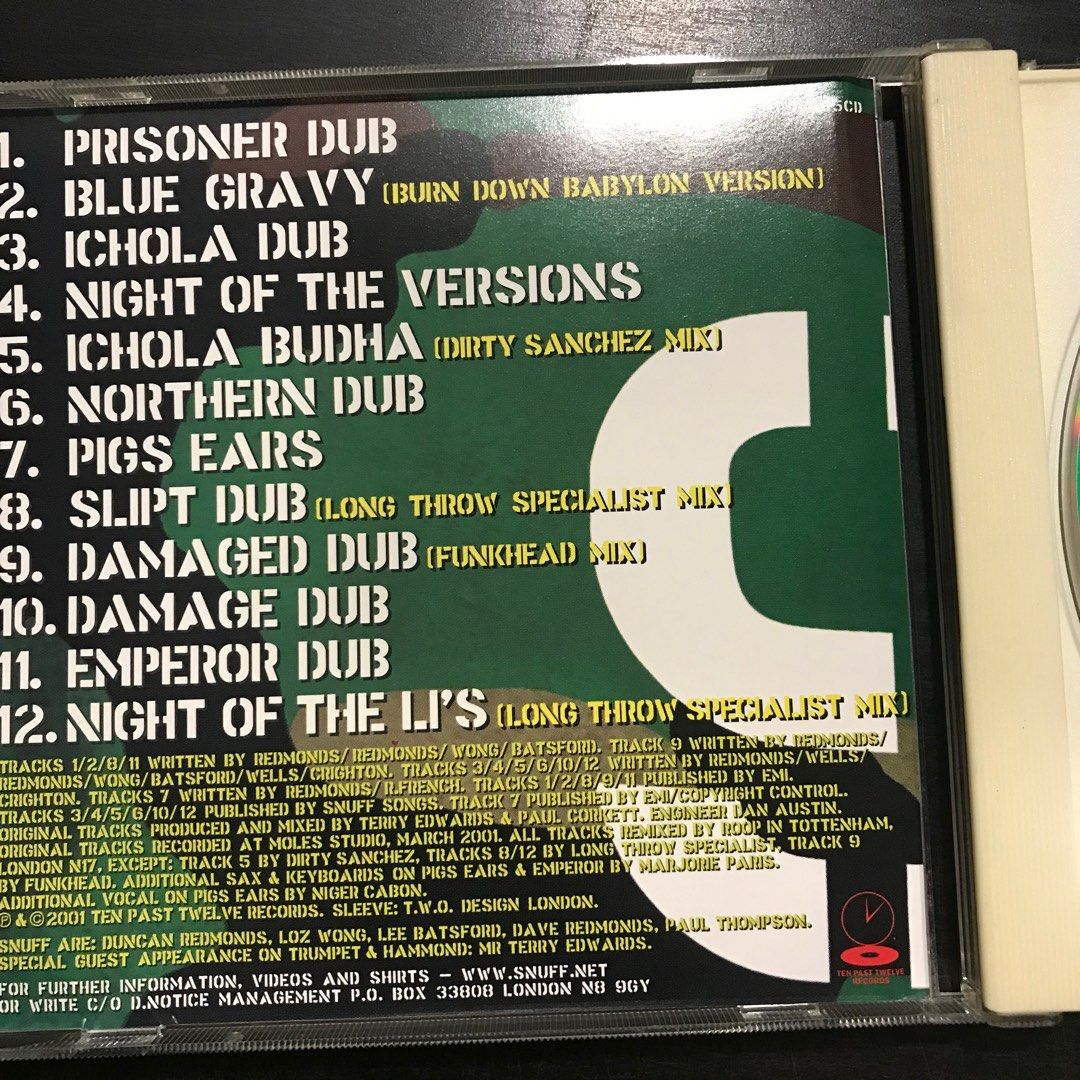Snuff Vs Urban Dub CD (Box 22nd), Hobbies & Toys, Music & Media, CDs ...