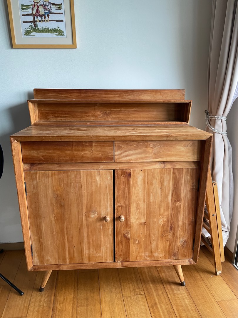 Solid Teak Drawer, Furniture & Home Living, Furniture, Shelves ...