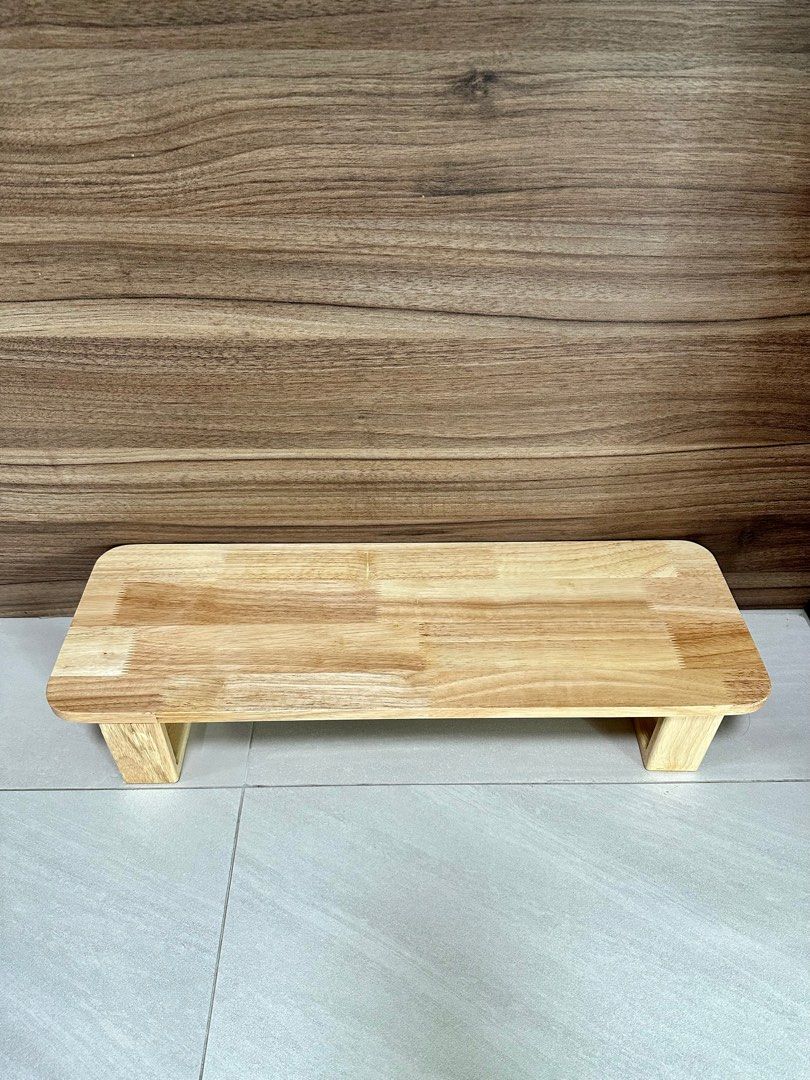 Solid wood Monitor stand / Riser, Computers & Tech, Desktops on Carousell