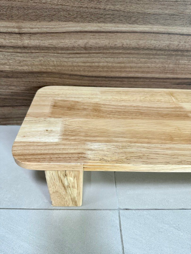 Solid wood Monitor stand / Riser, Computers & Tech, Desktops on Carousell