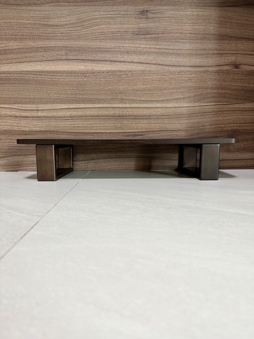 Solid wood Monitor stand / Riser, Computers & Tech, Desktops on Carousell