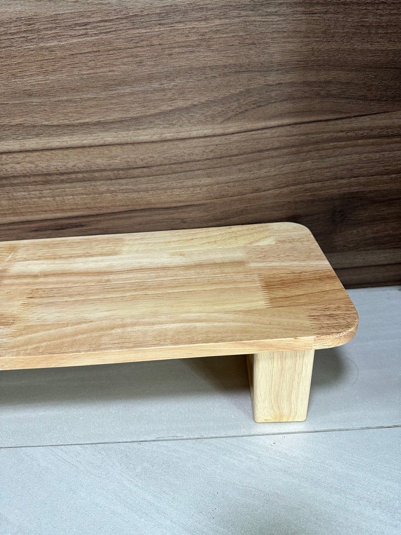 Solid wood Monitor stand / Riser, Computers & Tech, Desktops on Carousell