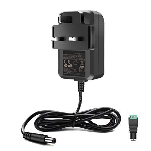 12V 1A LED Power Supply Power Adapter 100-240V AC to 12V DC 12W Wall UK ...
