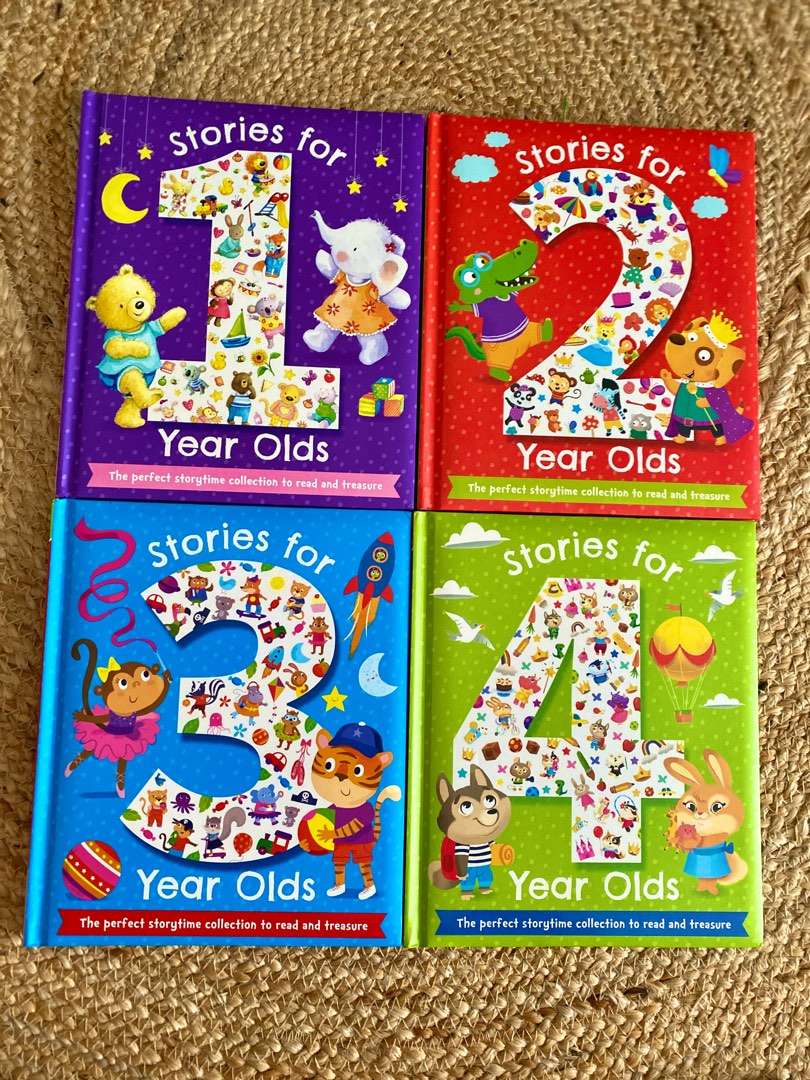 Stories for ages 1-4 (set of 4 books), Hobbies & Toys, Books ...