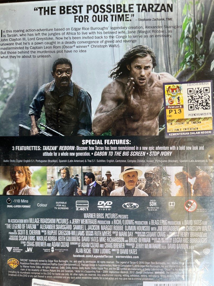 TARZAN DVD NEW, Hobbies & Toys, Music & Media, CDs & DVDs on Carousell