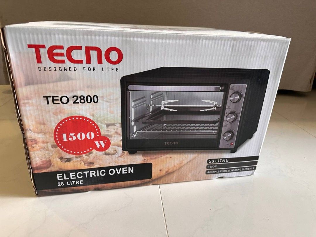 Tecno Electric Convection Oven TEO2800, TV & Home Appliances, Kitchen ...