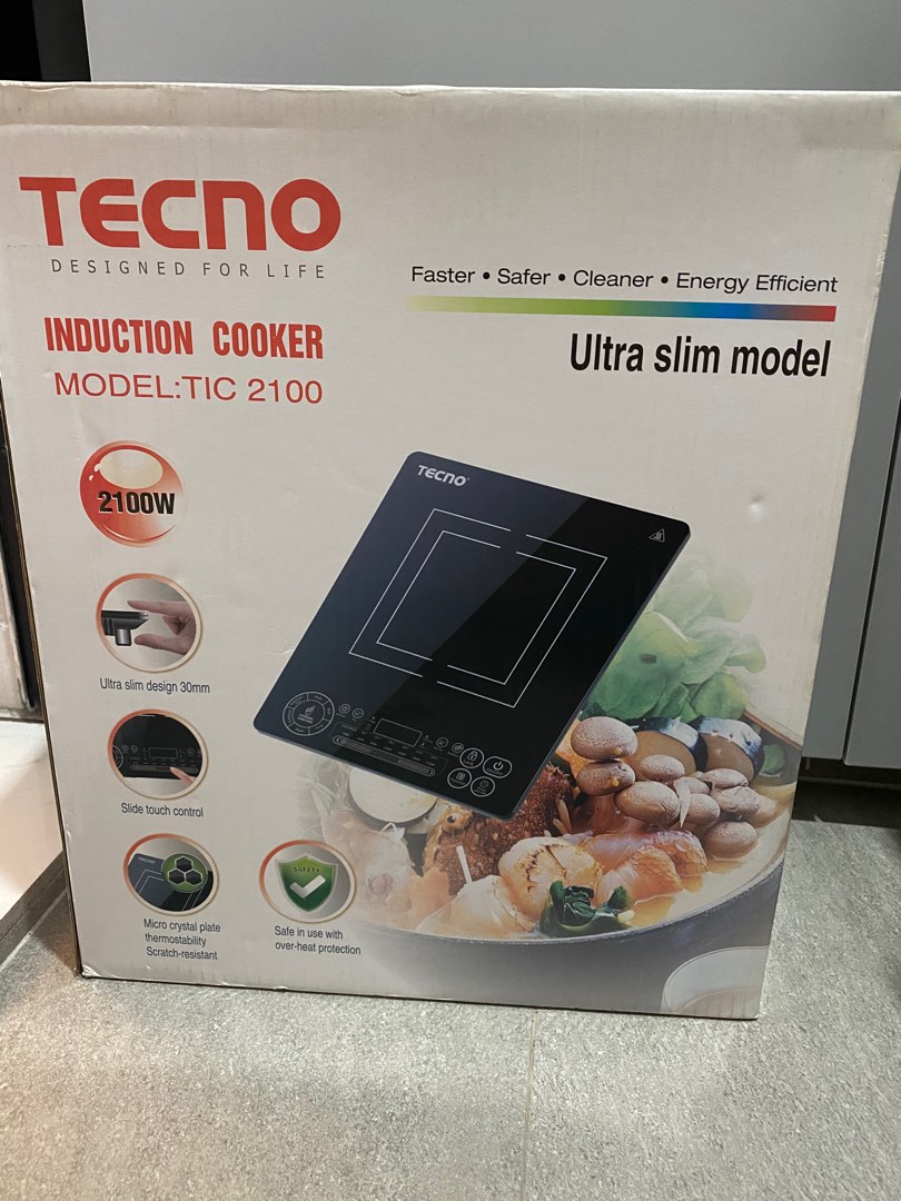 Tecno Induction Cooker TIC-2100, TV & Home Appliances, Kitchen ...