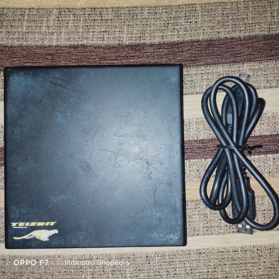 Telebit USB 2.0 Portable Optical CD/DVD RW External Drive, Elektronik ...