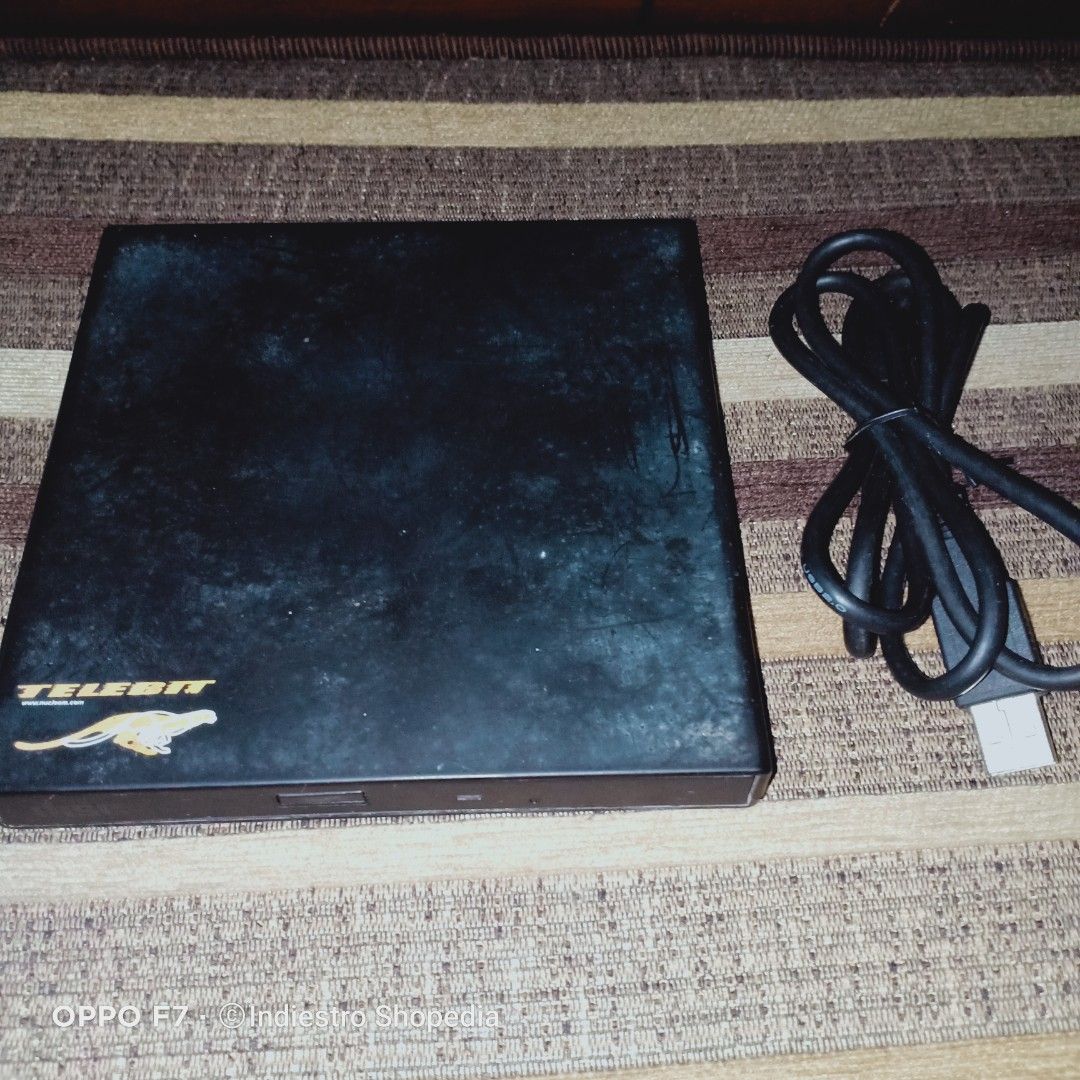 Telebit USB 2.0 Portable Optical CD/DVD RW External Drive, Elektronik ...