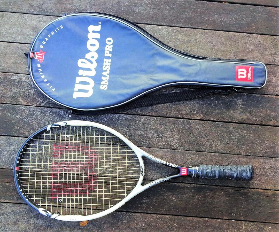 Tennis Rack Wilson Smash Pro, Sports Equipment, Sports & Games, Racket ...