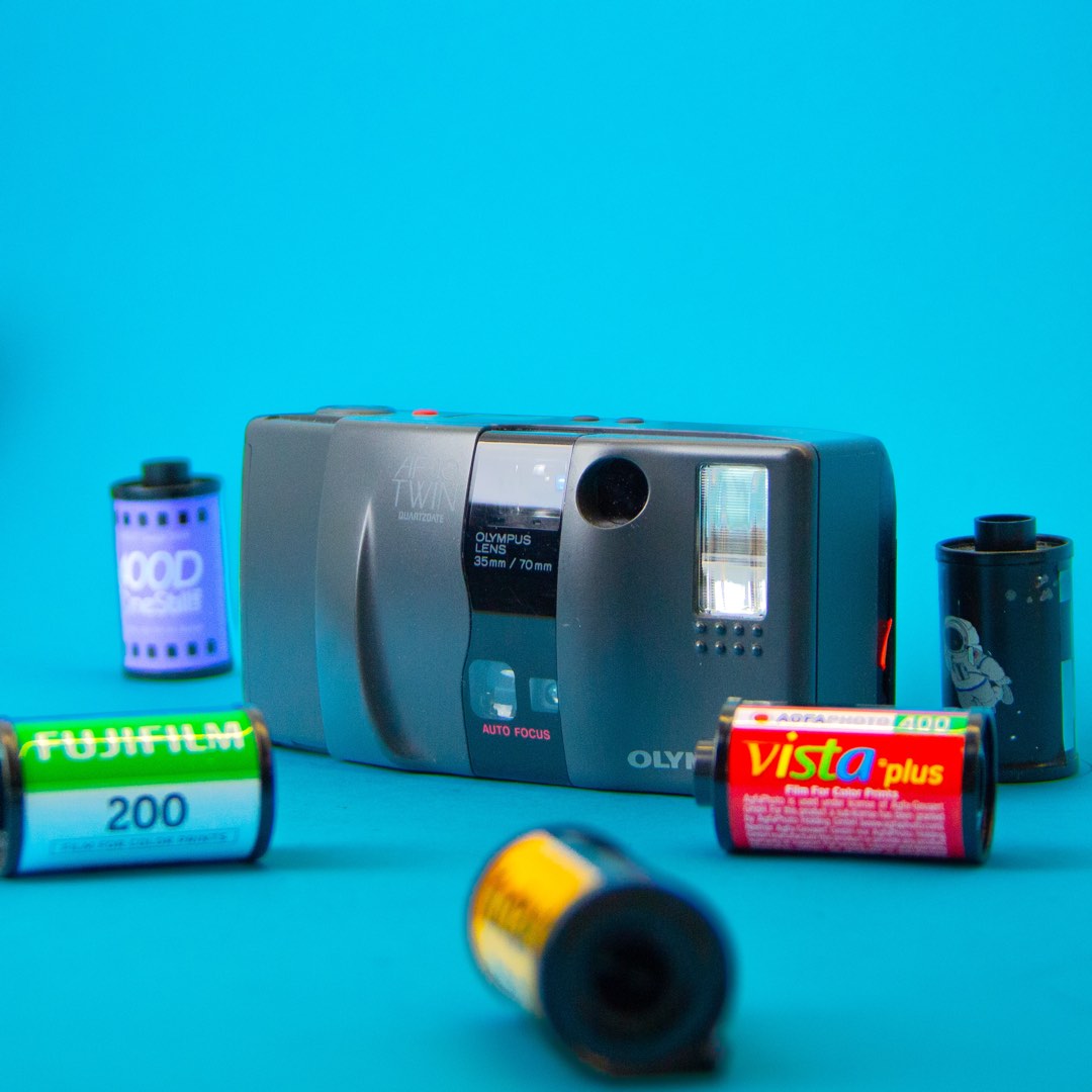 [TESTED] Olympus AF-10 twin 35mm film camera point and shoot ...