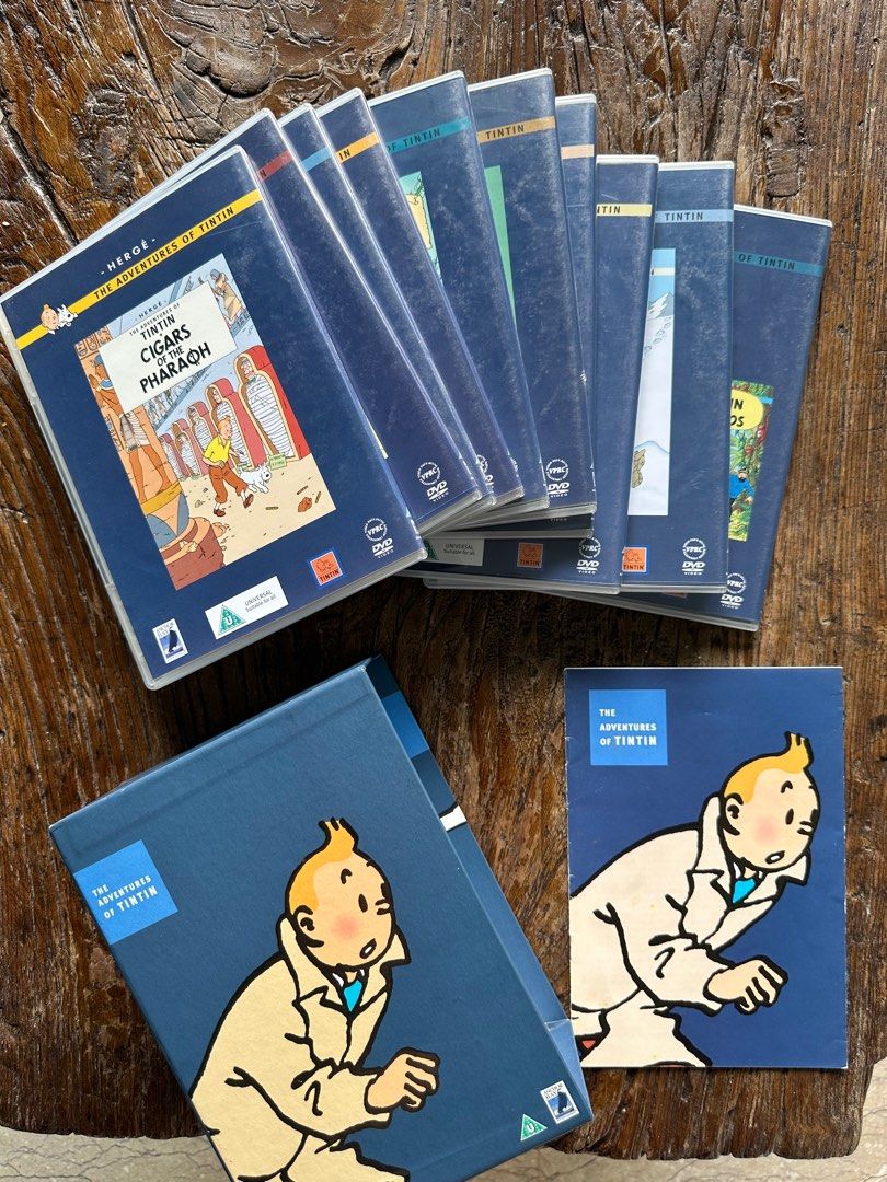 The Adventures of Tintin - Box Set DVD, Hobbies & Toys, Music & Media ...