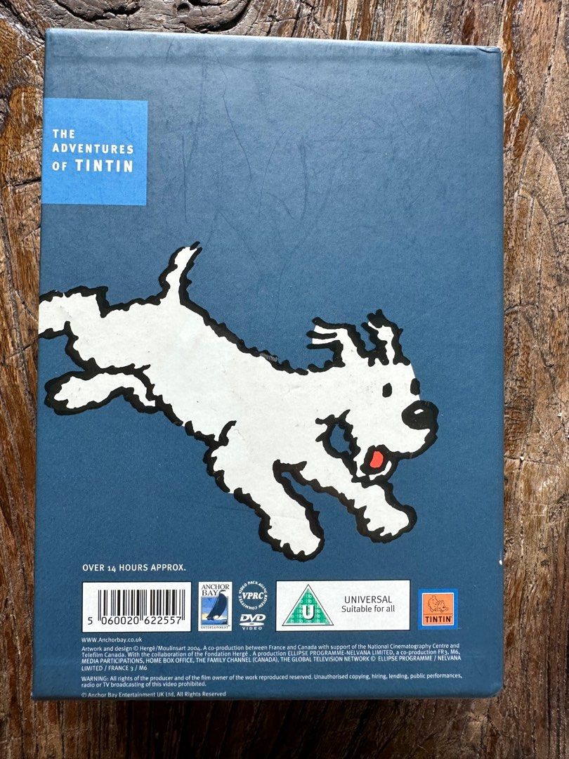 The Adventures of Tintin - Box Set DVD, Hobbies & Toys, Music & Media ...