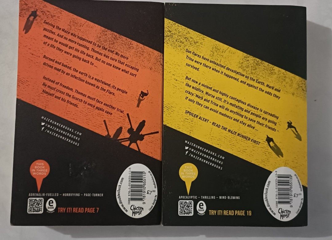 The Scorch Trials & The Kill Order by James Dashner, Hobbies & Toys ...
