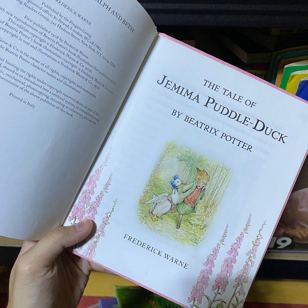 The Tale of Jemma Puddle Duck Hardback Children’s Storybook on Carousell