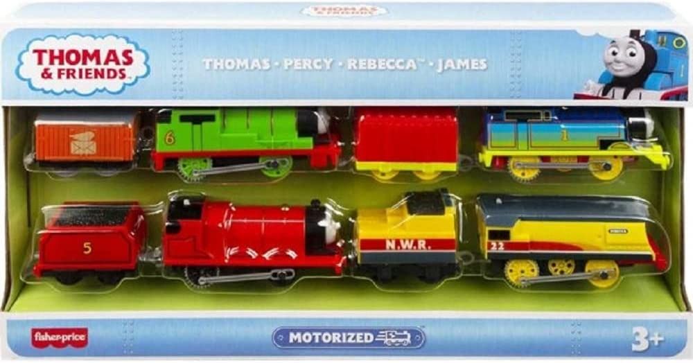 Thomas & Friends Trackmaster Motorized Rainbow Thomas, Percy, James ...