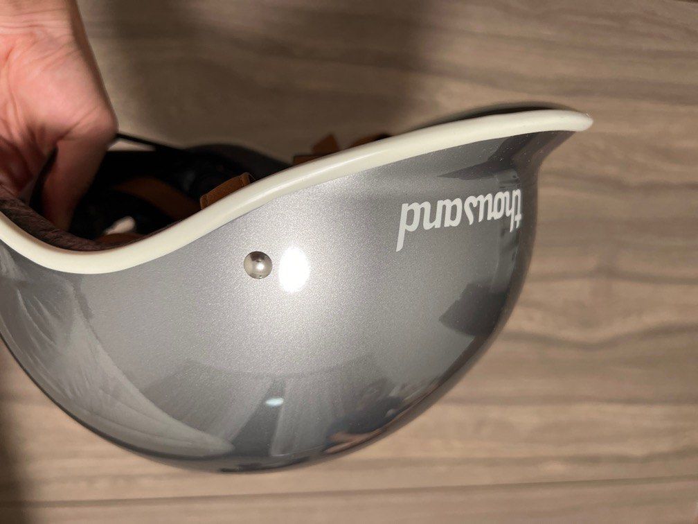 Thousand helmet in metallic gray, Sports Equipment, Bicycles & Parts ...