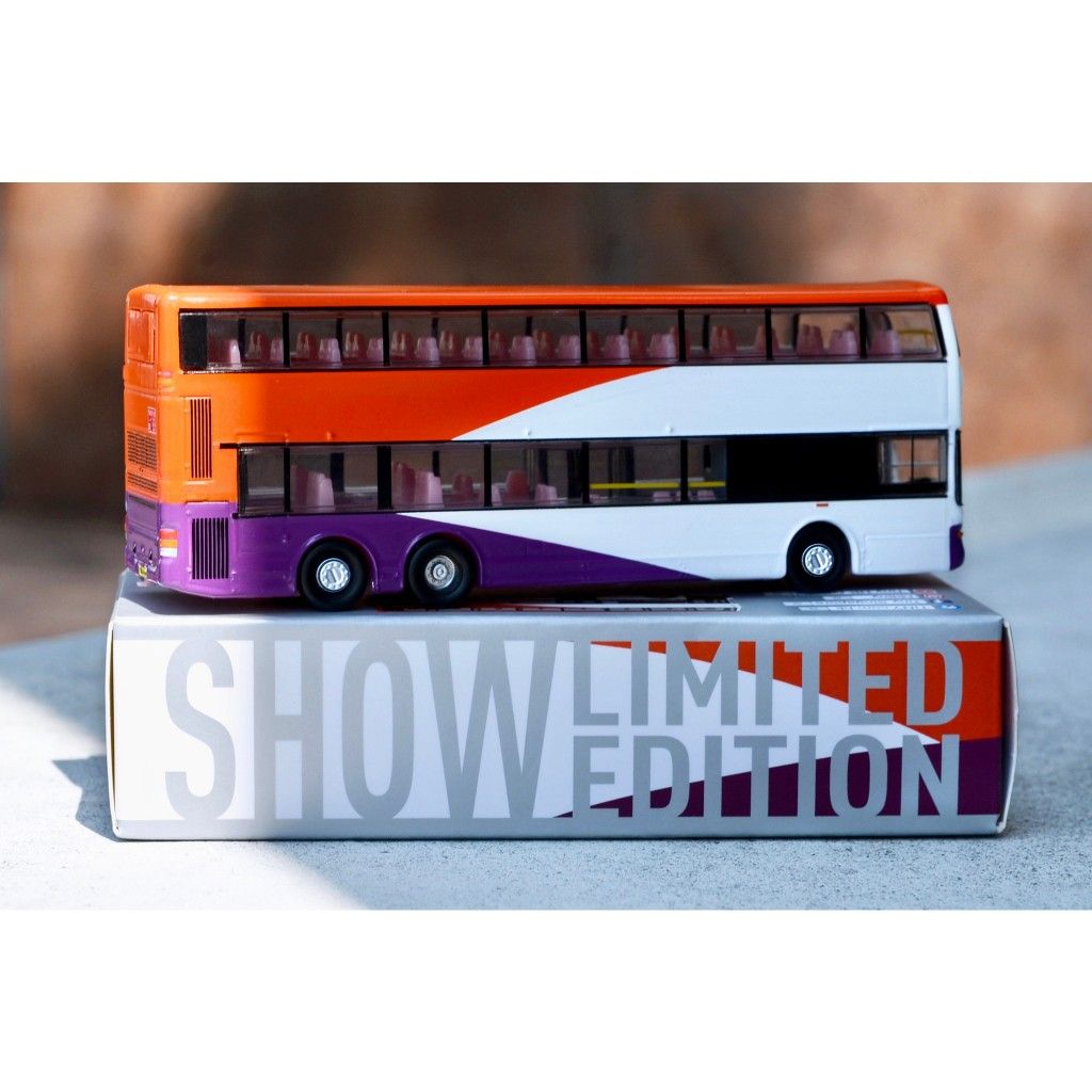 Tiny Dennis Trident Duple Metsec Purple Double Decker Bus (Show Limited ...
