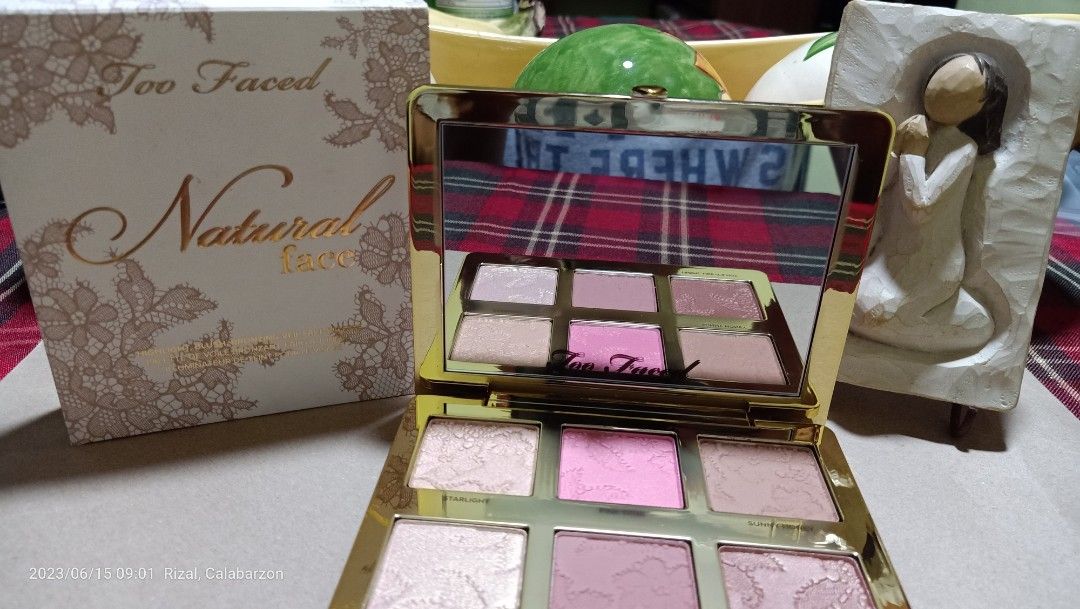 TOO FACED Natural Face (highlight blush bronzing veil face palette ...