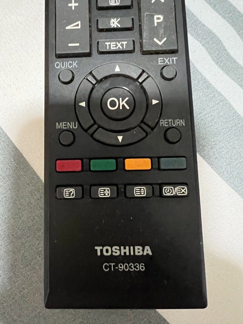 Toshiba TV remote control, TV & Home Appliances, TV & Entertainment, TV ...