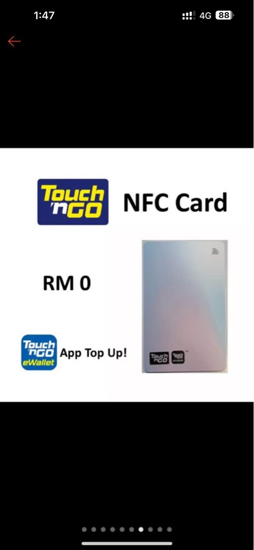 Touch n Go NFC card, Hobbies & Toys, Travel, Travel Essentials ...