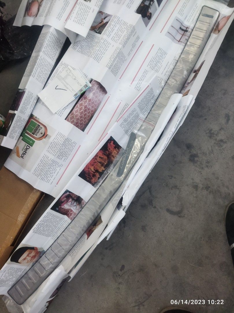 Toyota Corolla Cross( rear bumper protector, Car Accessories ...