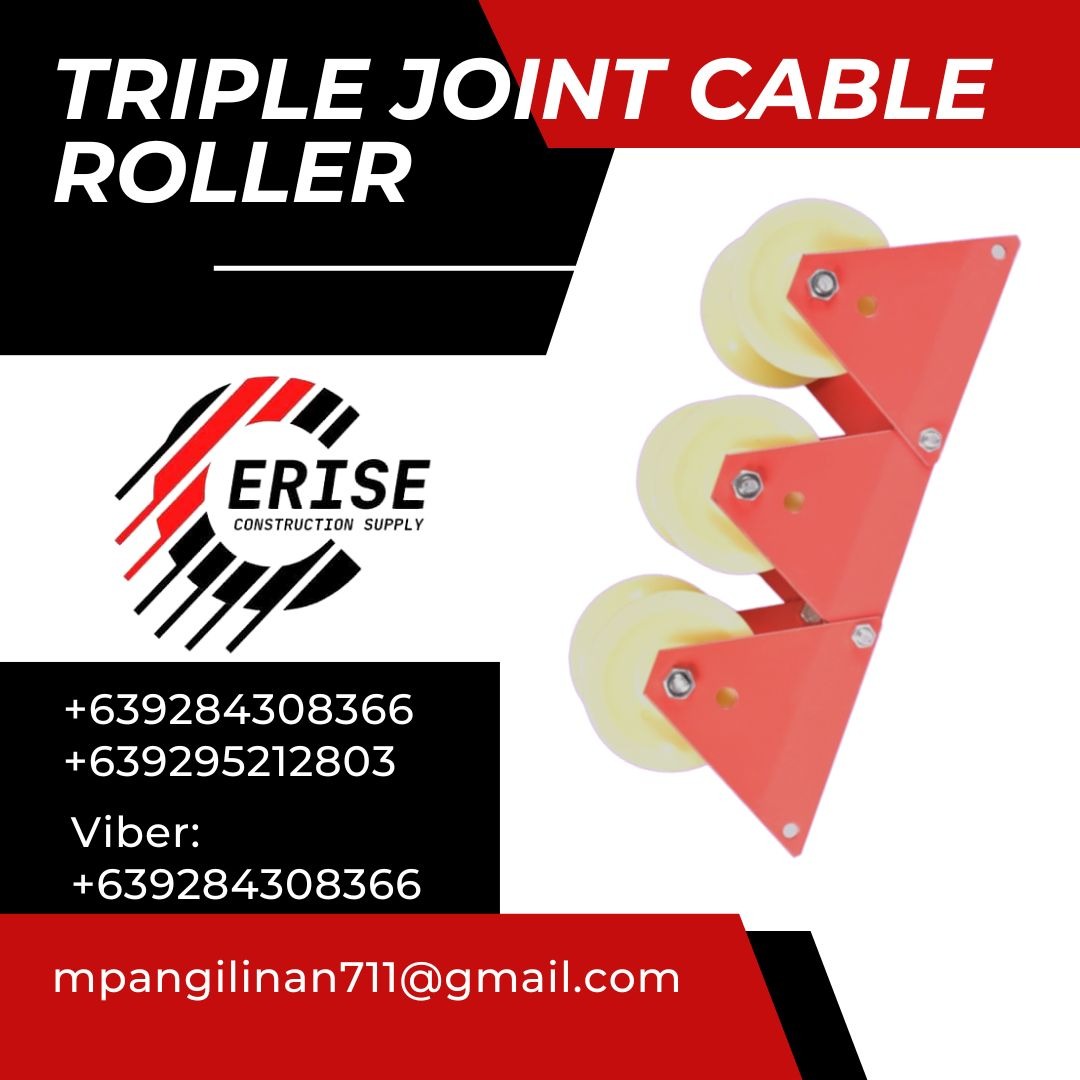 TRIPLE JOINT CABLE ROLLER, Commercial & Industrial, Construction Tools ...