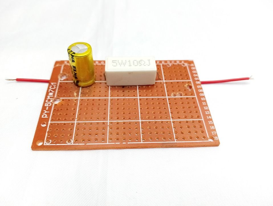 TWEETER PROTECTION WIRING SETUP, SERIES/ PARALLEL CONNECTION, 2.2uF ...