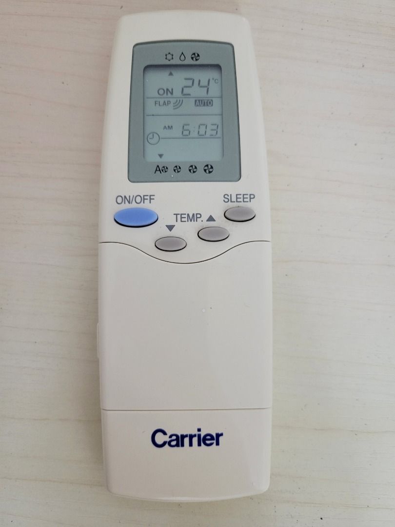 Carrier AC Remotes 開利冷氣遙控器, 家庭電器, 冷氣機及暖風機 - Carousell