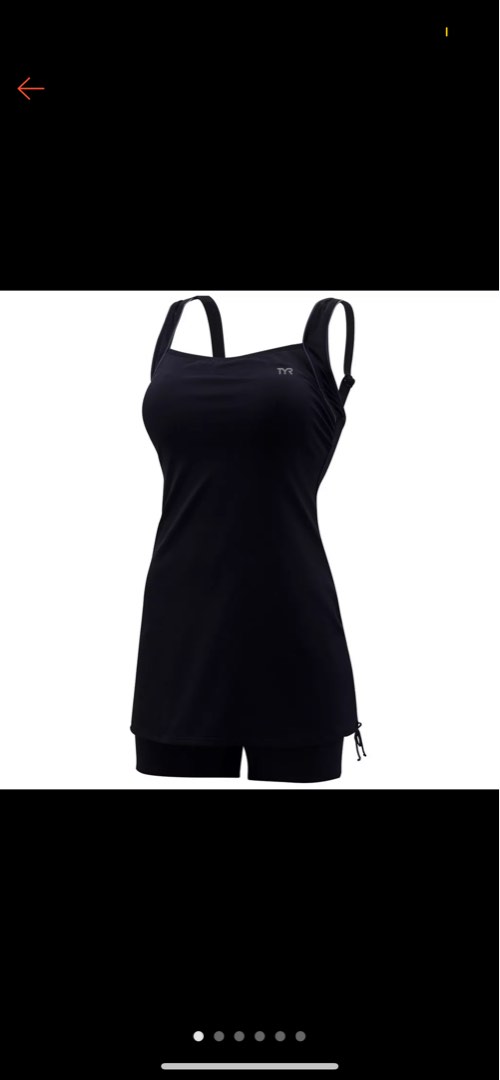 Tyr one piece Swimsuit black solid square neck. Free normal shipping ...