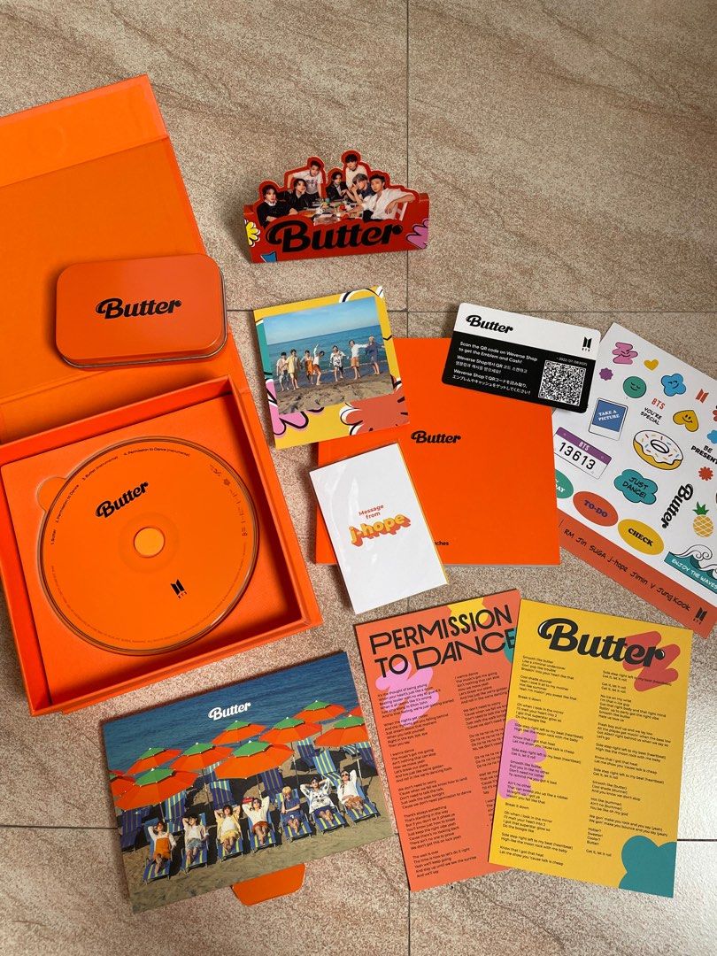 Unsealed BTS Butter Album (Peaches Version), Hobbies & Toys, Memorabilia & Collectibles, K-Wave ...