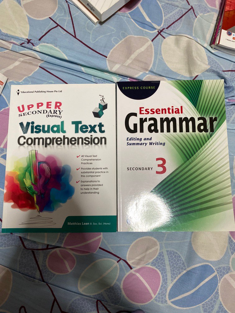 Upper secondary visual text comprehension/ essential grammar (editing ...