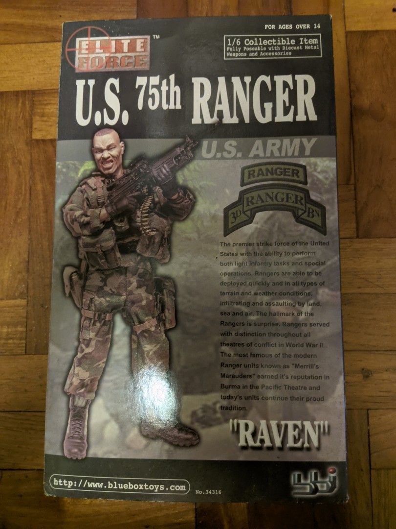 Us 75th ranger raven, Hobbies & Toys, Toys & Games on Carousell