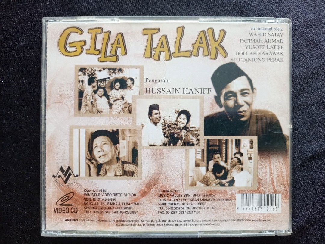 VCD Gila Talak, Hobbies & Toys, Music & Media, CDs & DVDs on Carousell