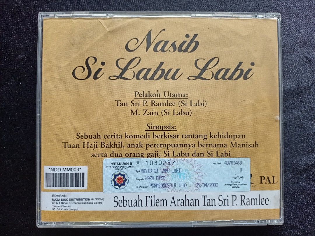 VCD Nasib Si Labu Labi, Hobbies & Toys, Music & Media, CDs & DVDs on ...