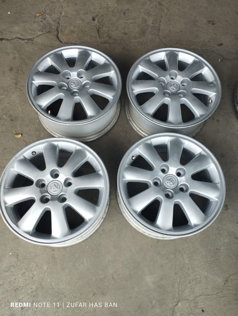Velg oem original Toyota Camry, Aksesoris Mobil di Carousell