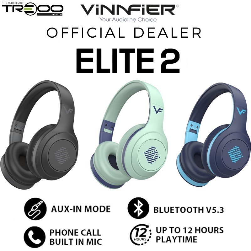 [Official] Vinnfier Elite 2 Wireless Bluetooth Over-Ear Headphone with ...