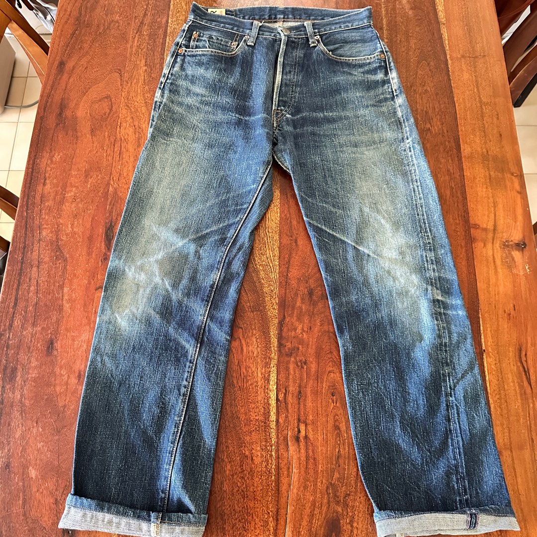 Vintage 45 RPM Denim Jeans W 30 Selvedge Red Ear Made in Japan, Men's ...