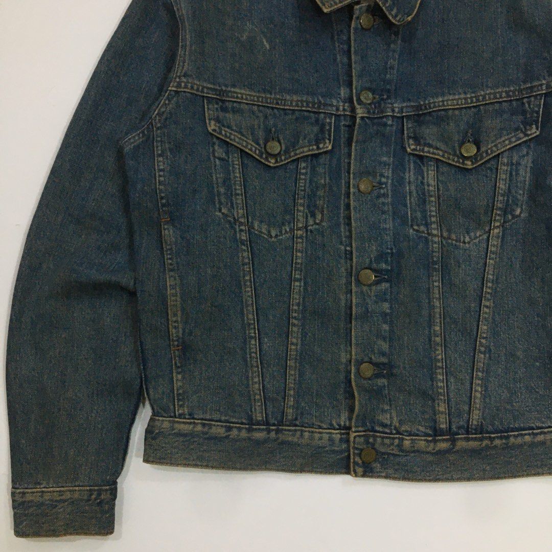 Vintage Bobson Pro Type 3 Denim Trucker jacket, Men's Fashion, Coats ...