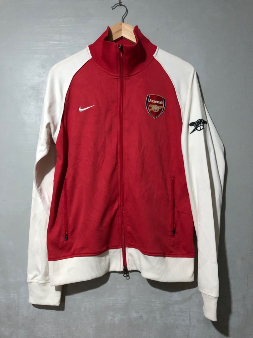Vintage Nike Arsenal Football Track Jacket on Carousell