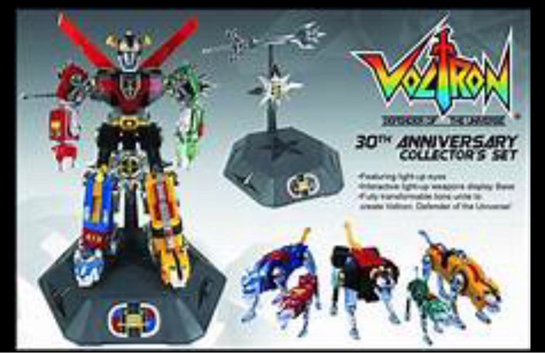 Voltron Defender of the Universe Lion Force 30th Anniversary Collector ...